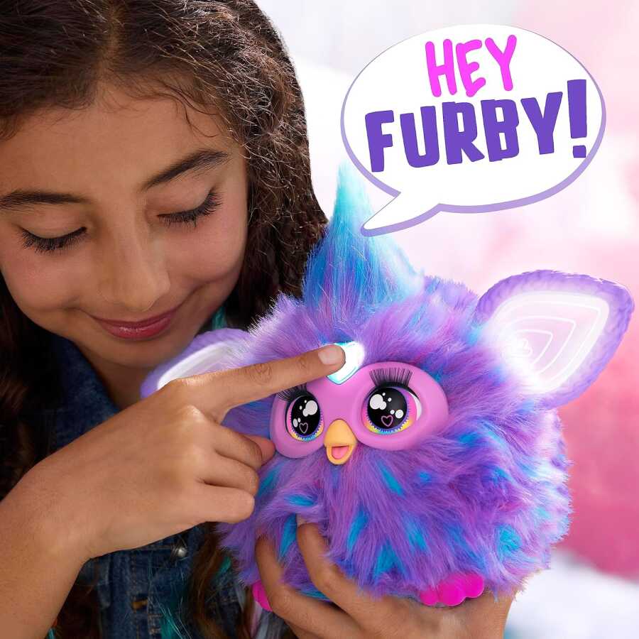 Furby - Mor F6743 Peluş Oyuncaklar Furby