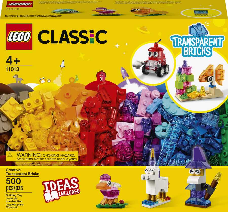 Lego Classic Yaratıcı Şeffaf Yapım Parçaları 11013 Yapı Oyuncakları LEGO