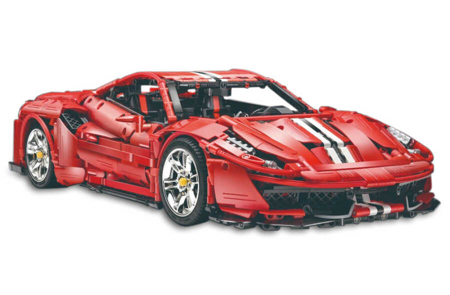 Mould King Italian Yarış Arabası Technic Puzzle 61043 Yapı Oyuncakları ...