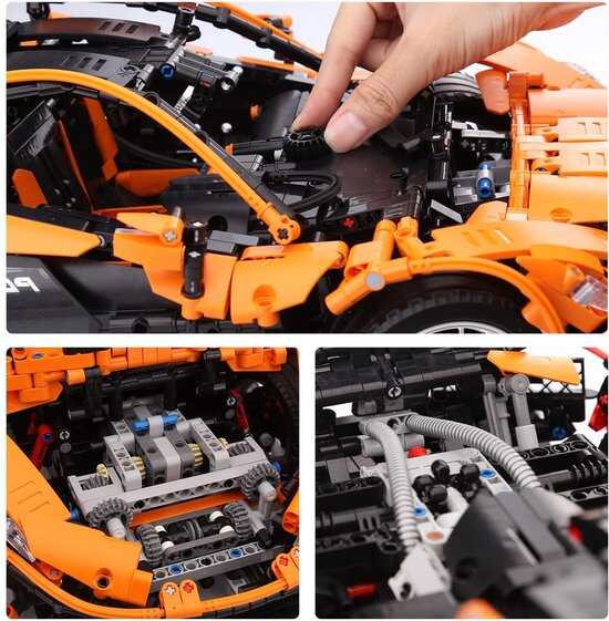 Mould King P1 Volkan Sarı Yarış Arabası Uzaktan Kumandalı Technic ...